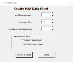 Variable Measurement System Analysis (MSA) report | Margil Solutions LLC